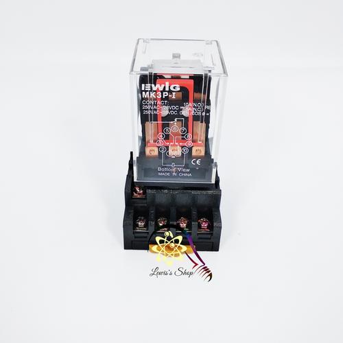 Promo Relay MK3P 24 Volt VDC 11 Pin Socket 11 Kaki - 24VDC - Kota Medan ...