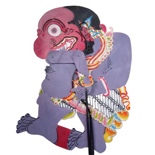 Jual KERAJINAN WAYANG KULIT BUTO RAKSASA TERONG UKURAN KIDANGAN 40x30 ...