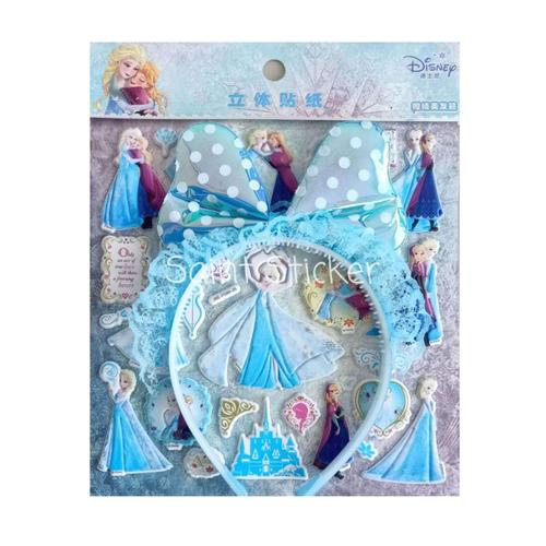 Jual Sticker Bando Gambar Tempel Stiker Anak Karakter Disney Elsa ...