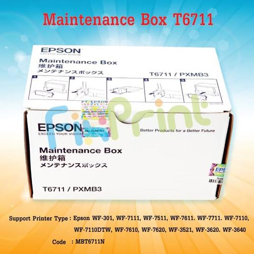 Jual T6711 Ink Maintenance Box T671100 COMPATIBLE Epson WF7611 L1455 ...