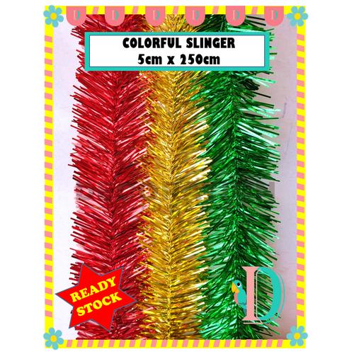 Jual Slinger Dekorasi PREMIUM Slinger Hiasan Pohon Natal Murah Cantik ...