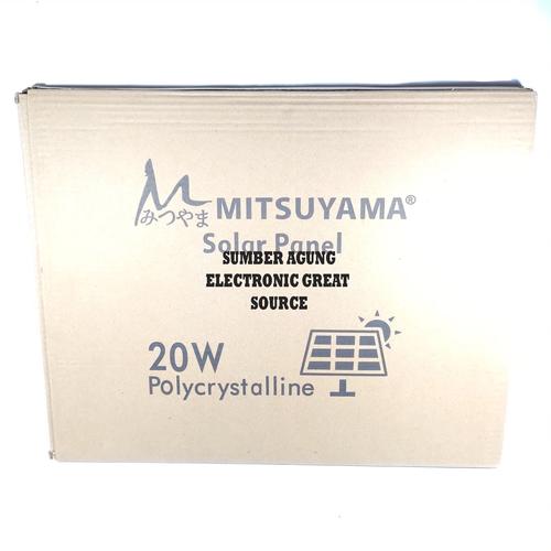 Jual Mitsuyama Papan Solar Panel 20W Polycrystalline Tenaga Surya ...