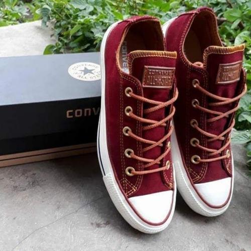 Jual sepatu converse Ctdua chuck taylor maron ukuran 36 - 45 - Merah ...