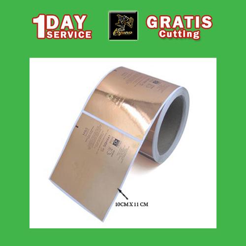 Jual SPGS 10 8-15 Cetak Stiker Logo Gold Silver Custom Sticker Label ...