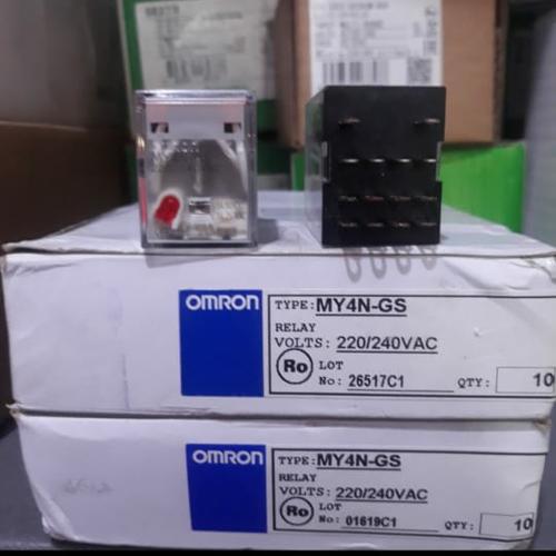 Jual RELAY OMRON MY4N-GS 220VAC/240VAC - Jakarta Pusat - aneka elekrik | Tokopedia