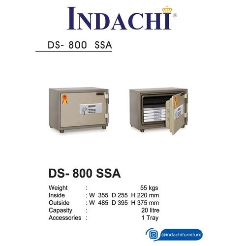 Jual Brankas Indachi DS 800 SSA Tahan Api, Kunci Digital, Alarm System ...