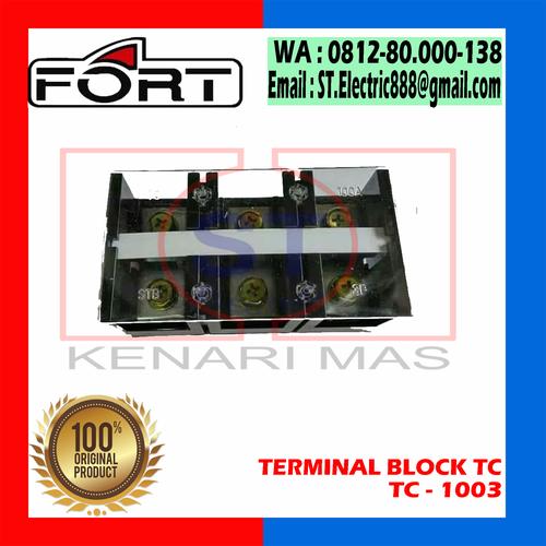 Jual terminal block TC FORT / TC-1003 / 3P 100A - Jakarta Pusat - ST ...