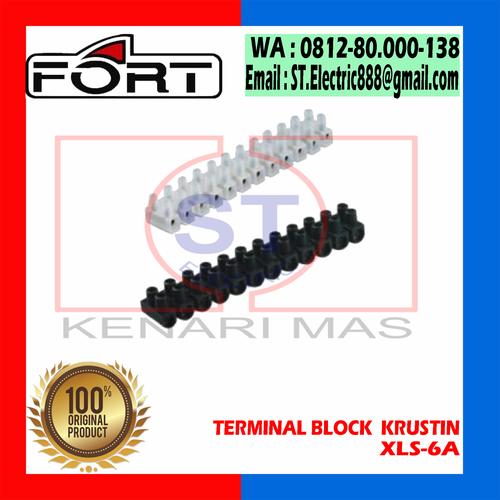 Jual terminal block krustin FORT / XLS-6A / 6A/6mm 400V - Jakarta Pusat ...