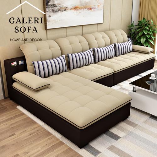 Jual sofa letter l minimalis modern 01 - Kota Tangerang Selatan ...