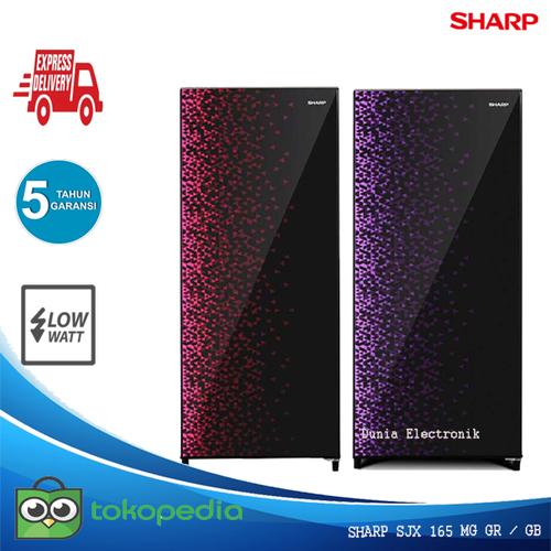 Jual Kulkas 1 Pintu Sharp SJx-165 MG Glass Door - Jakarta Barat - Dunia Electronik 12 | Tokopedia