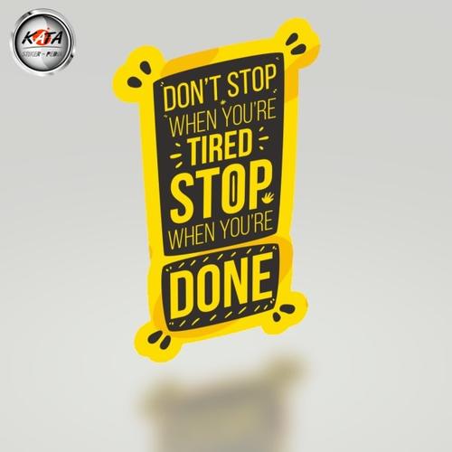 Jual STIKER DEKO KATA KATA / QUOTES DECO STICKER 007 MOTIVATIONAL ...