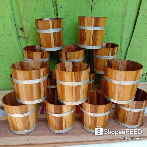 Jual Pot bunga kayu - Jakarta Timur - aditya.galerry | Tokopedia