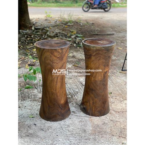 Jual Stool home plant stand display kayu solid finishing rustic - Kab ...