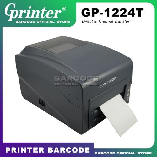 Promo PRINTER BARCODE GPRINTER GP 1224T CETAK RESI LABEL STICKER ...