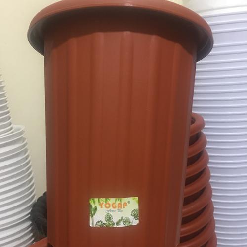Jual Pot bunga coklat YOGAP 18 cocok untuk tanaman daun dan tanaman ...