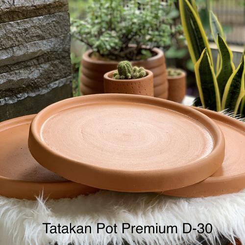Jual Piring Tatakan Pot Terracotta Premium D-30 Tatakan Pot TanahLiat ...