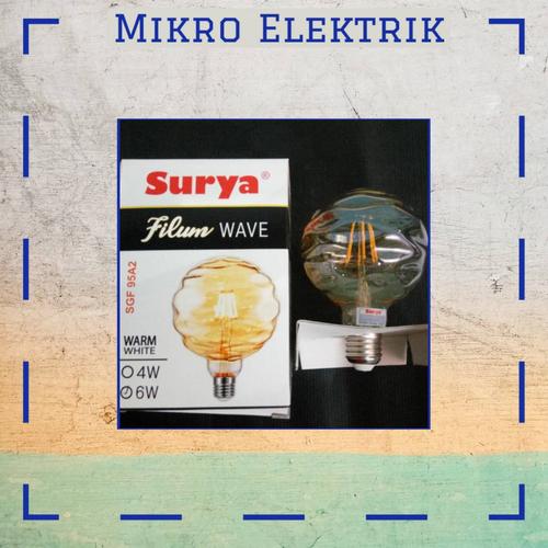 Jual Lampu LED Hias Classic Surya Filum Wave 4W / 6Watt SGF 95A2 - 4W ...