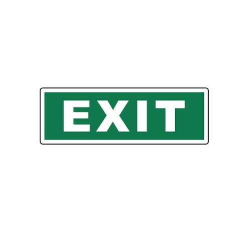 Jual Rambu K3 - exit bahan akrilik 30x10 cm - safety sign acrylic exit ...