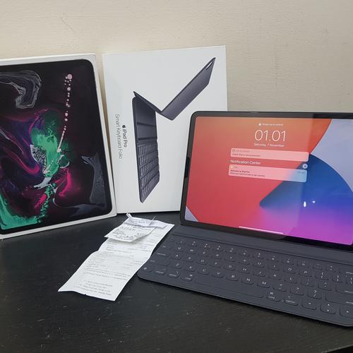 Jual ipad pro 2018 gen 3 11 inch ibox 512gb like new wifi + keyboard ...