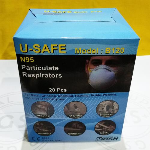 Jual Masker NIOSH Masker N95 Respirator Mask N95 USAFE NIOSH 20pcs/box ...
