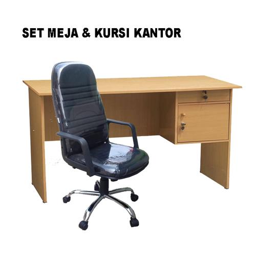 Promo MEJA KURSI KANTOR SET | MKS001 Cicil 0% 3x - Kota Tangerang ...