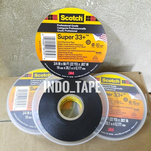 Jual isolasi 3m scoth 33+ original - Jakarta Pusat - Indo_Tape | Tokopedia