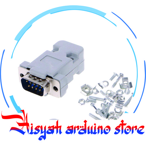 Jual KONEKTOR DB9 MALE SOLDER (CONNECTOR DB9 MALE) + COVER - Kota ...