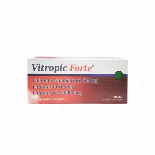 Jual Vitropic Forte / Neurobion Forte - 1 Blister Isi 10 Tablet - Kota ...