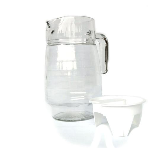 Jual Water Jug / Pitcher kaca dgn tutup 1.6 Liter KIMGLASS - Pitcher ...