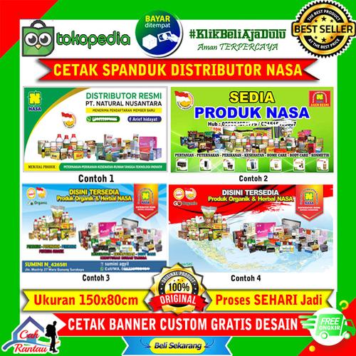 Jual spanduk distributor NASA - Contoh - Kab. Jombang - Toko Nasya ...