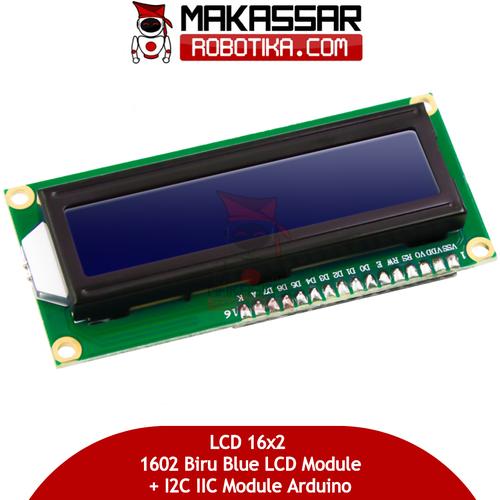 Jual LCD 1602 Character Blue Backlight With I2C Module Arduino - Kota ...