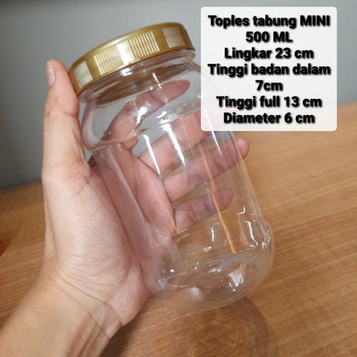Jual TOPLES TABUNG MINI 500 ML - TUTUP MERAH - Jakarta Barat - Rumah botol taman ratu | Tokopedia