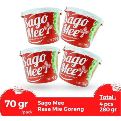 Jual Paket 4 Cup Mie Goreng SagoMee Sago Mee Mie Instan Noodle Sagu ...