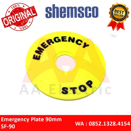 Jual Emergency Plate 90mm SF-90 / SF90 Shemsco - Jakarta Pusat - AA ...