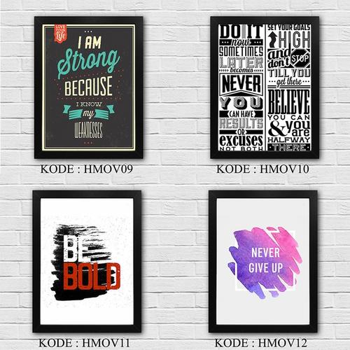 Jual Hiasan kamar hiasan dinding dekorasi QUOTESS MOTIVASI 3 ...