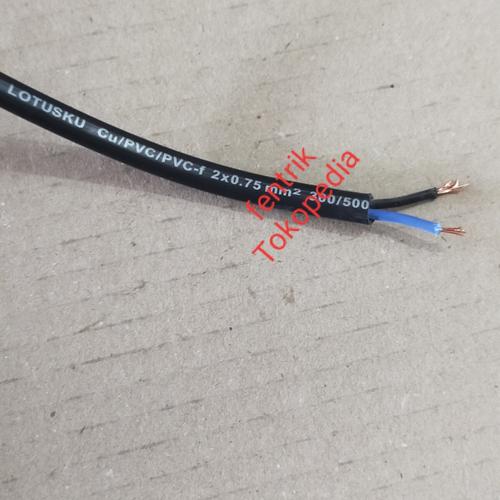Jual Kabel Lotus 2 x 0.75 2 x 0,75 Oval Gepeng Rambut Serabut - Kab ...