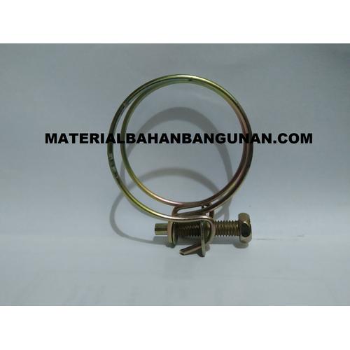 Jual Double Wire Hose clamp 2 inch Klem Ikatan Selang Kawat Ganda ...