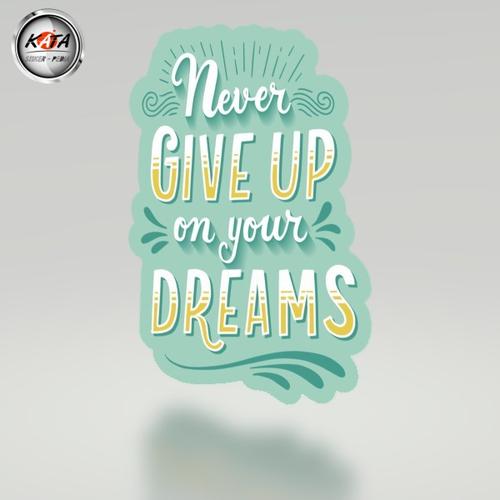 Jual STIKER DEKO KATA KATA / QUOTES DECO STICKER 010 MOTIVATIONAL ...