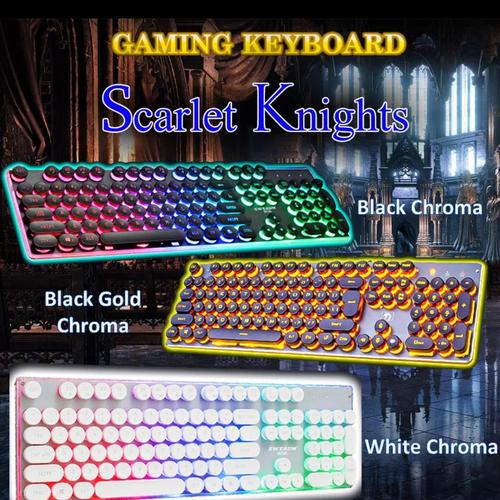 Jual KEYBOARD GAMING COMPUTER RGB KABEL CHROMA GX - 60 SCARLET KNIGHT ...