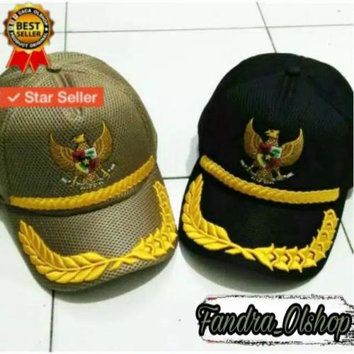 Jual Topi Lurah / Kepala Desa / Camat/Walikota/Bupati Logo Lambang ...