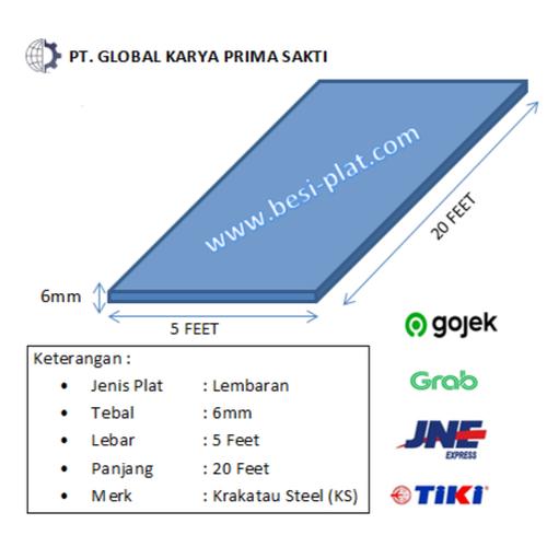 Jual Plat Kapal 6mm x 5' x 20' - Kota Tangerang - Global Karya Prima ...