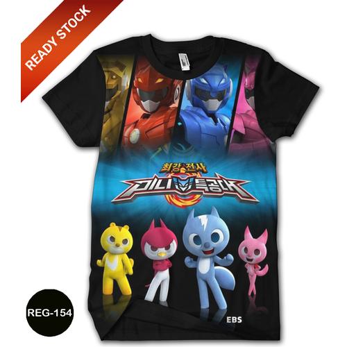 Jual Baju Miniforce Anak dan Dewasa Kaos 3D Kartun Animasi Series #REG ...