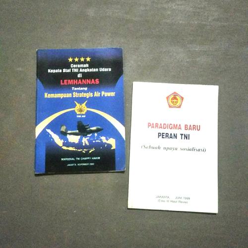 Jual Ori Set 2 Buku Ceramah Kepala TNI AD..., PARADIGMA BARU PERAN TNI ...
