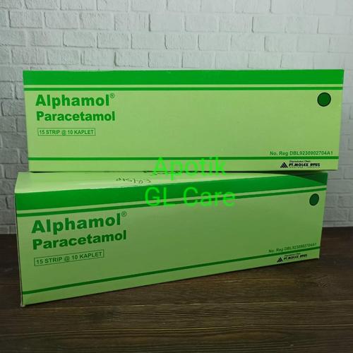Jual Alphamol Paracetamol 500mg strip isi 10tablet - Jakarta Timur - GL ...