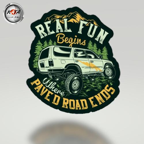 Jual STIKER DEKO KATA KATA / QUOTES DECO STICKER 021 MOBIL OFFROAD ...