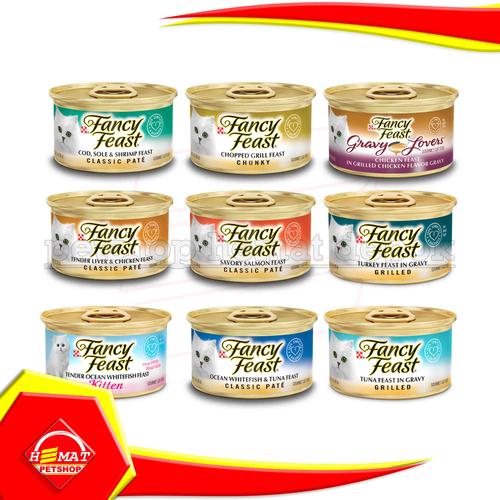 Jual FANCY FEAST makanan basah kaleng kucing wet cat food ff 85gr non ...
