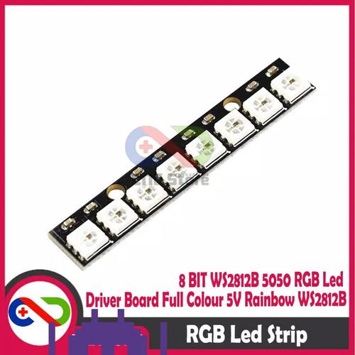 Jual RGB LED Stick 8 Bit WS2812 5050 + Integrated Driver Full Color 5 V ...