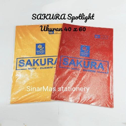 Jual Kertas Cover Jilid Foil Sakura / Kertas Spotlight foil ...