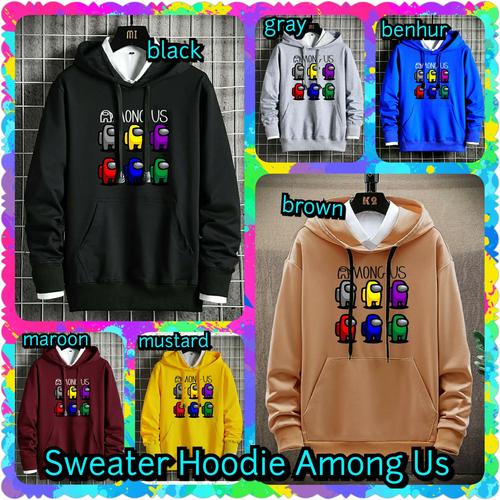Jual Sweater Hoodie Among Us - Hitam - Jakarta Utara - my trend fashion ...