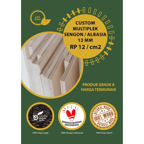 Jual Custom Triplek / Multiplek / Plywood Albasia / Sengon 12mm 12 mm ...